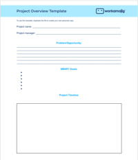 What is a Project Overview? [Free Template Inside]